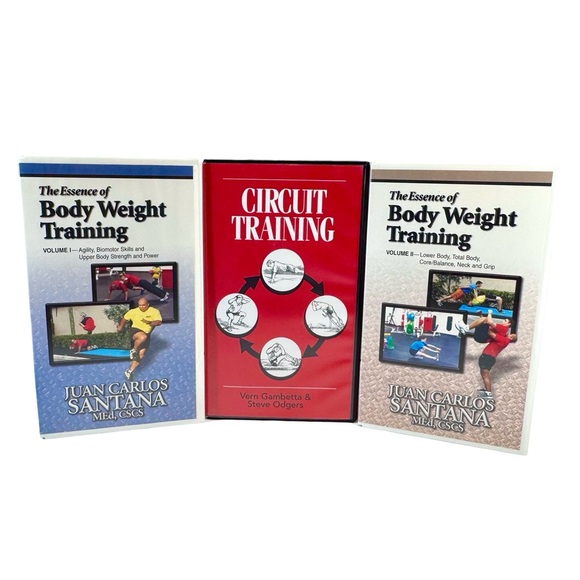 Media | Vintage Bodyweight Circuit Training Vhs Set Of 3 By Jc Santana ...